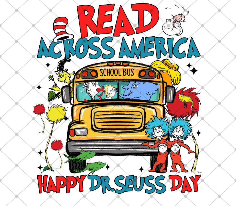 Read Across America School Bus Design | RUIE